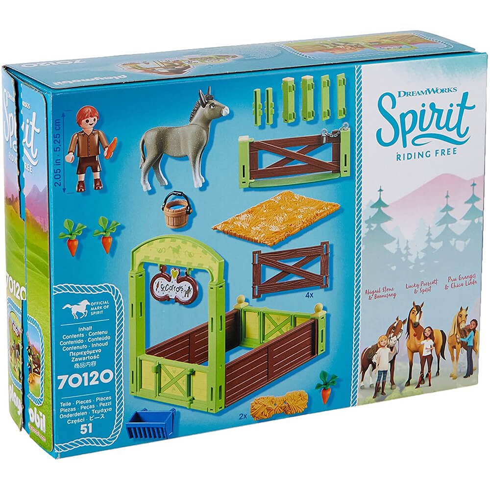PLAYMOBIL Spirit Riding Free Snips & Senor Carrots with Stall