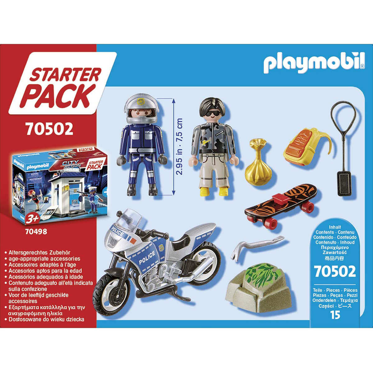 PLAYMOBIL Starter Pack Police Chase (70502) – Maziply Toys