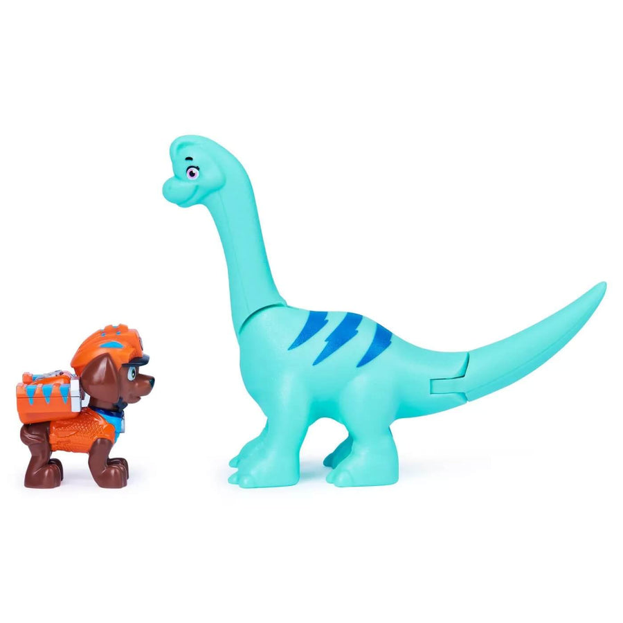 PAW Patrol Dino Rescue Zuma and Brontosaurus Action Figure Set