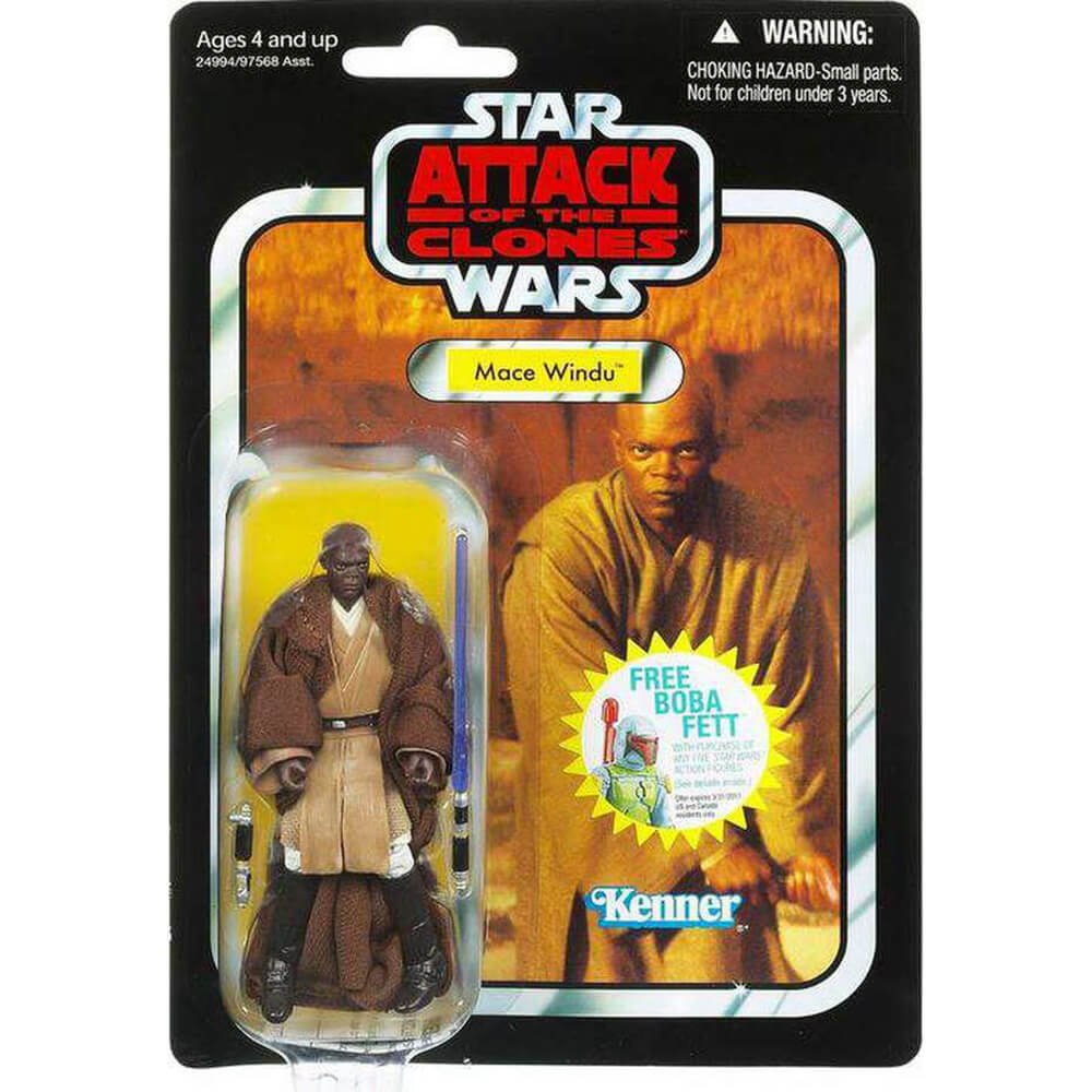 Star Wars Vintage Collection Mace Windu Toy 3.75-Inch Figure
