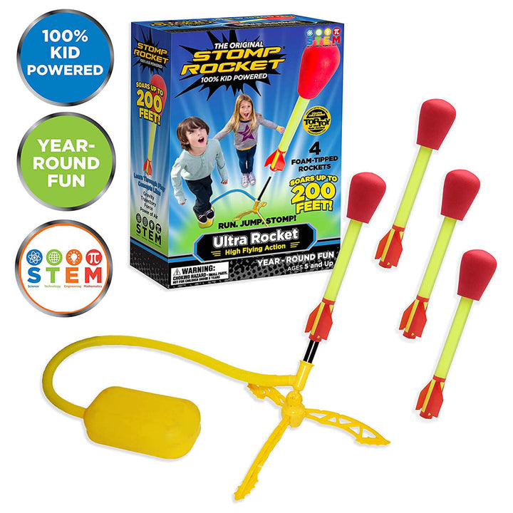 Stomp Rocket Ultra Rocket Launcher with 4 Rockets – Maziply Toys